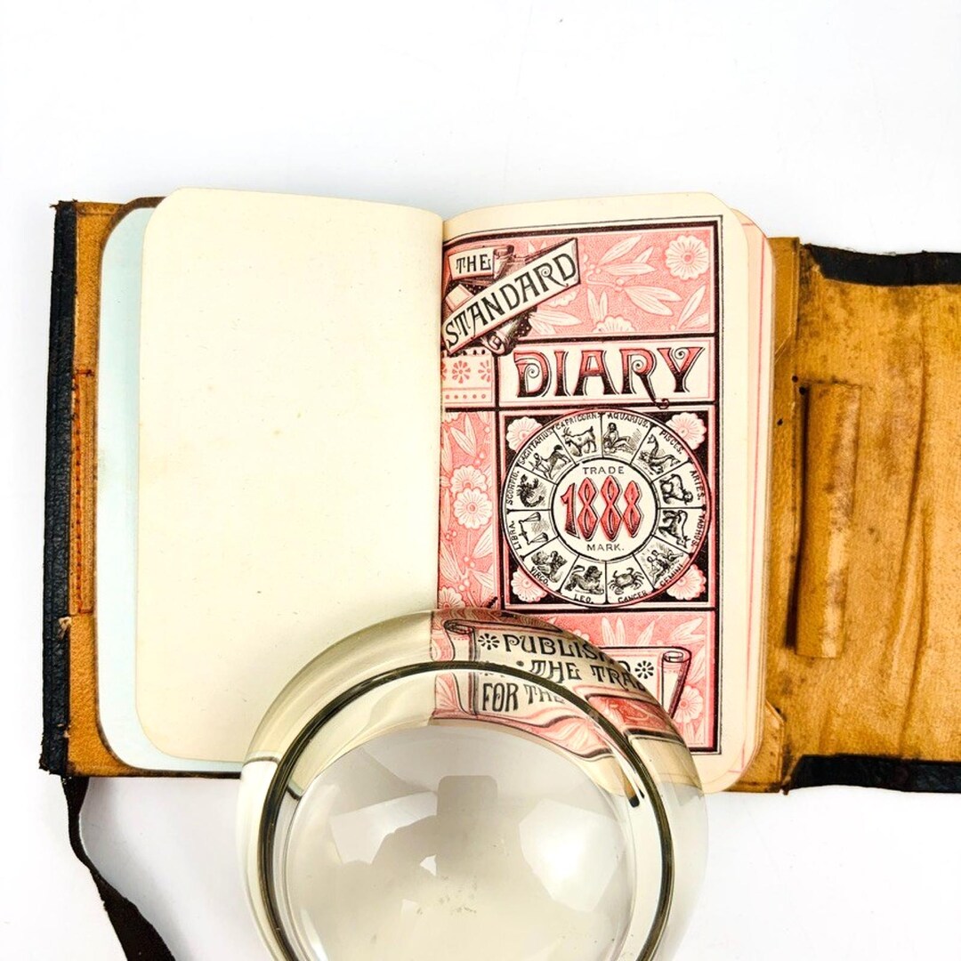 The Standard Diary 1888 - Vest Pocket Leather Day Calendar Boston NY PA ...
