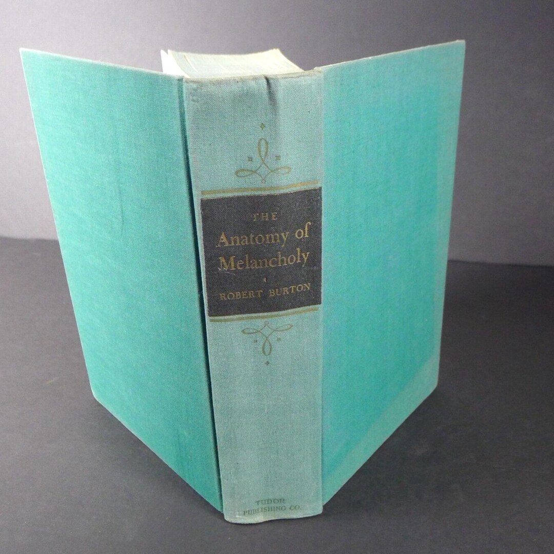 The Anatomy of Melancholy Robert Burton 1927 1st Edition Hardcover ...