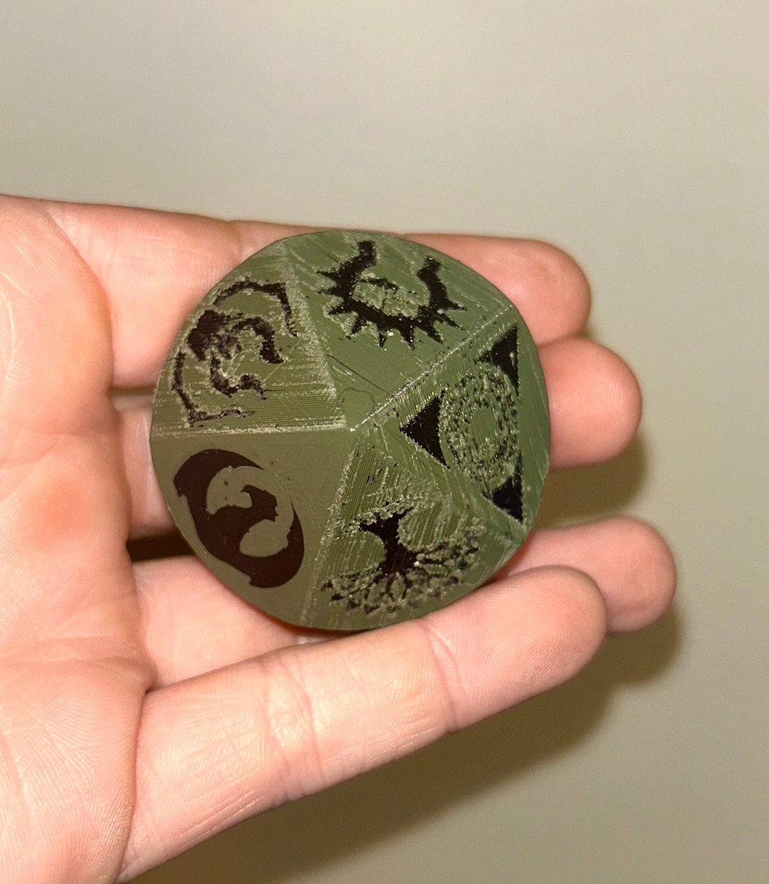 3D Printed Ravnica Guilds Dice D10 2 Color or Full Color Magic: the ...