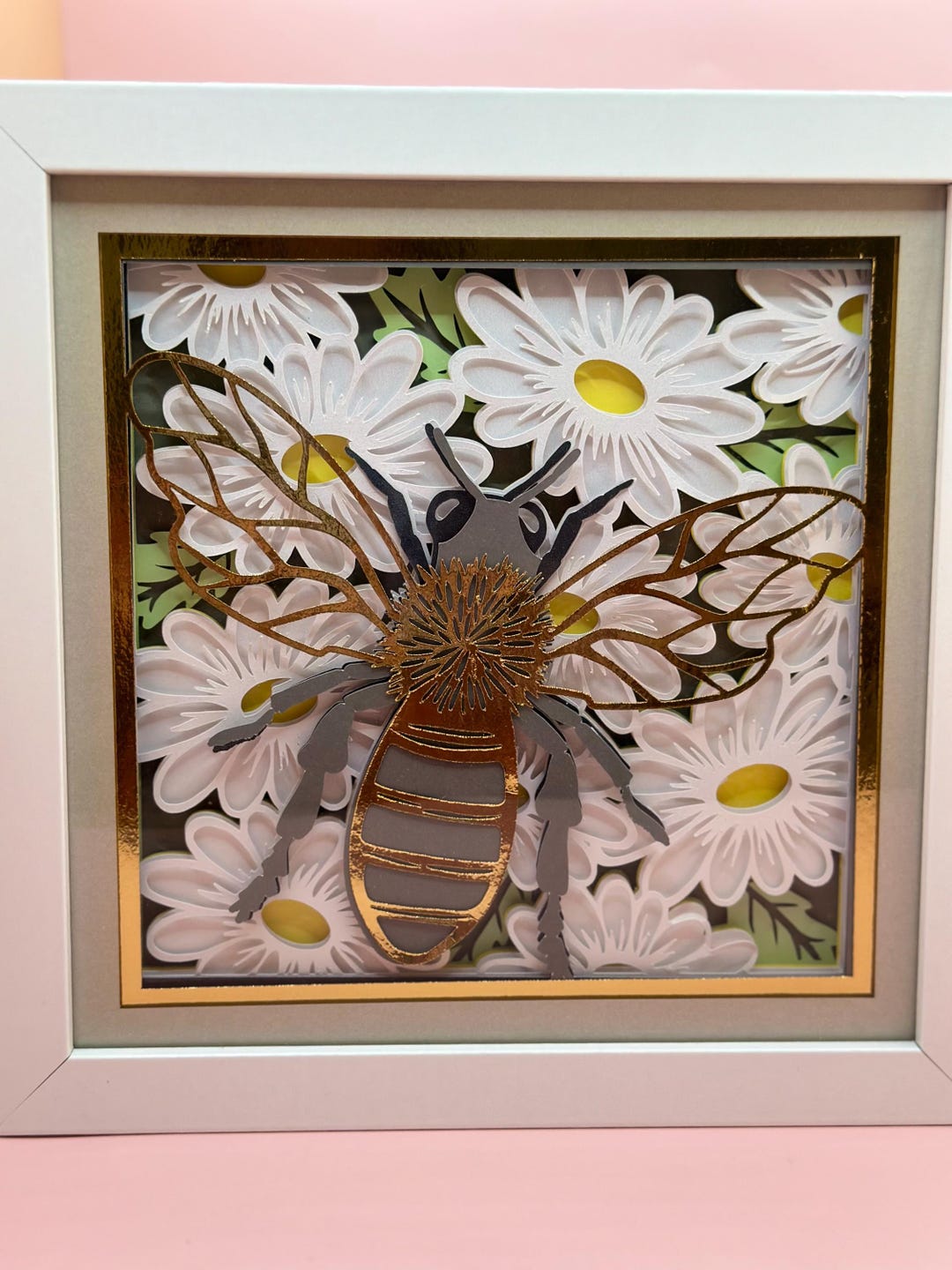 Bee Shadow Box - Etsy