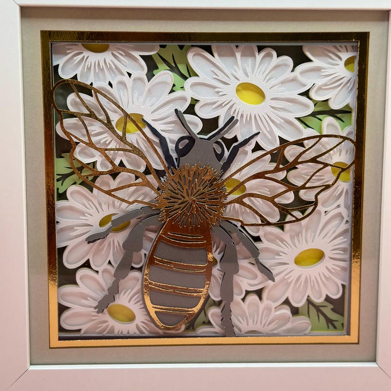Bee Shadow Box - Etsy