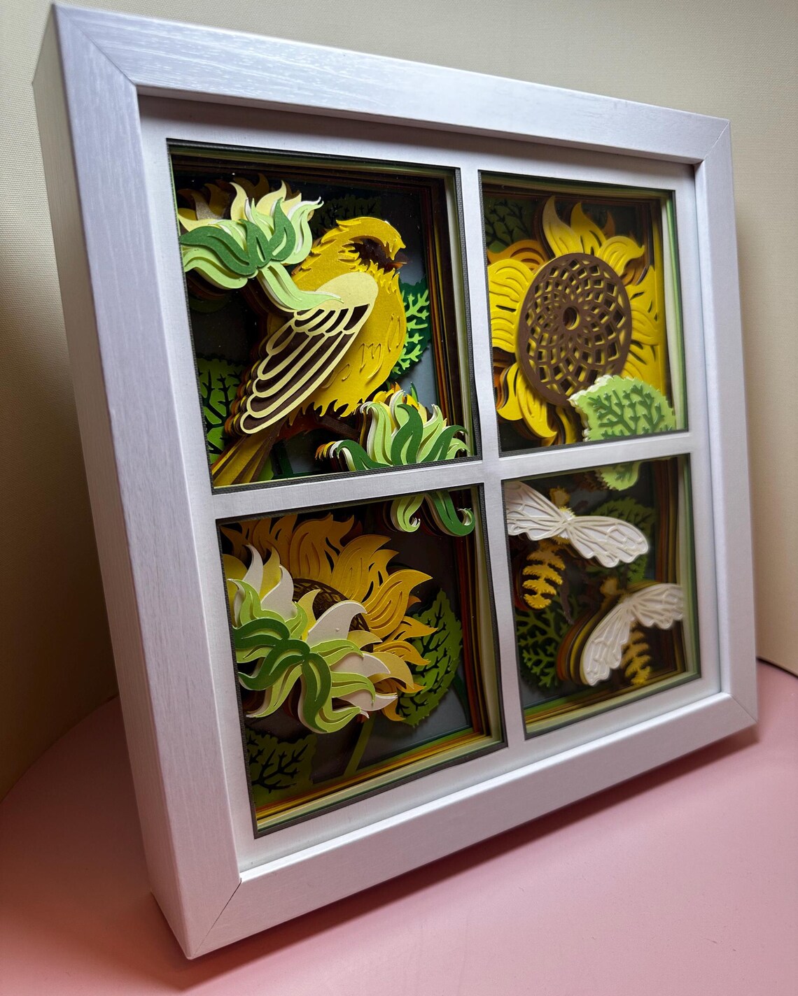 Goldfinch Shadow Box - Etsy