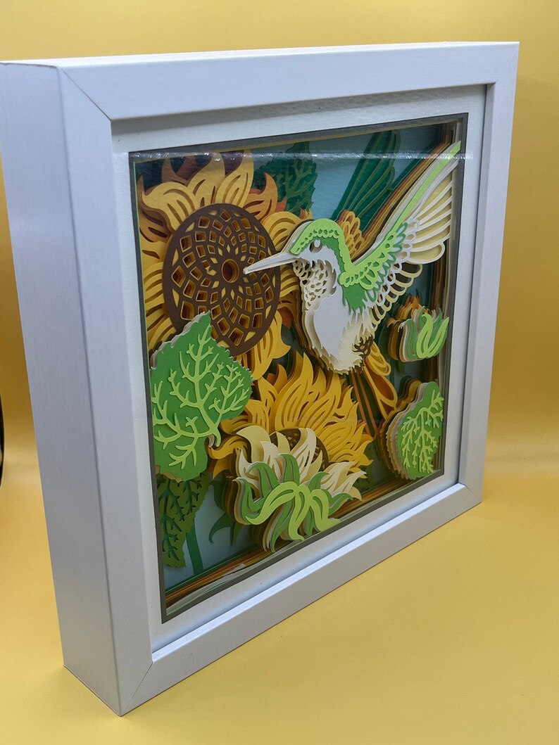 Hummingbird Shadow Box - Etsy