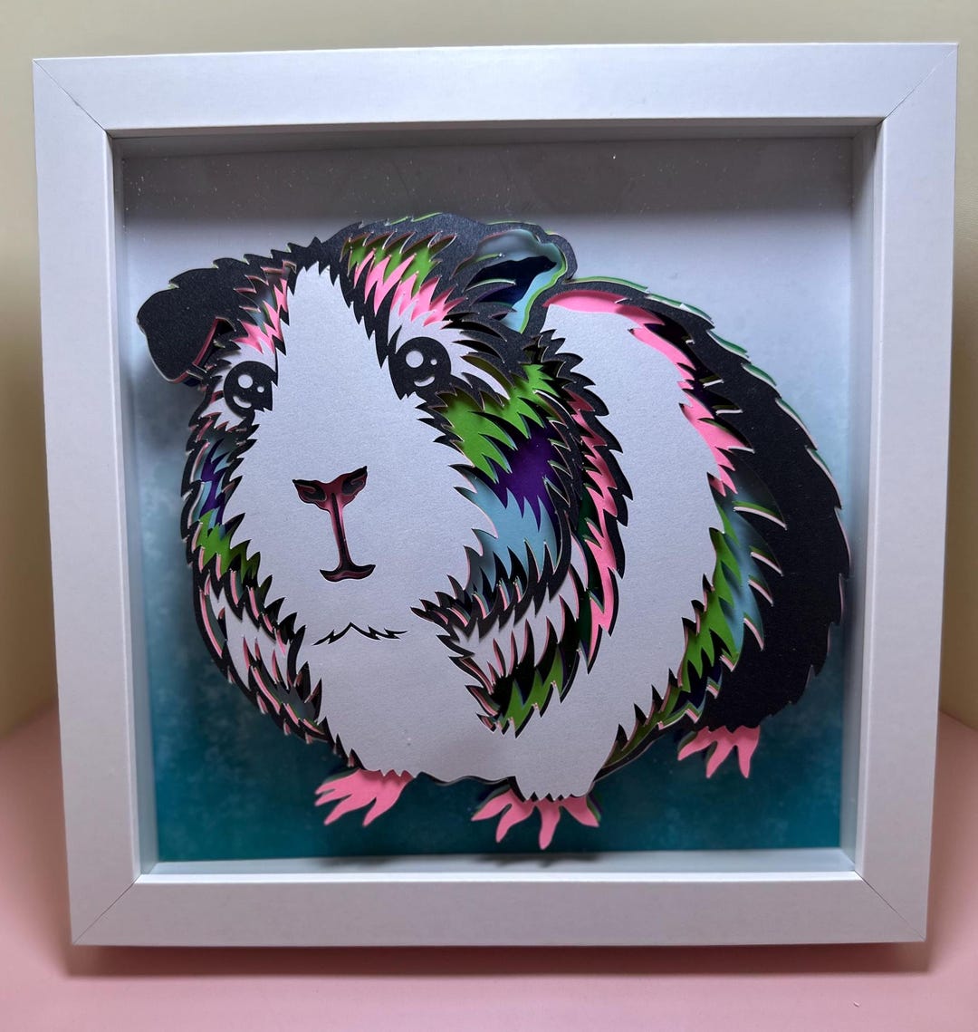 Guinea Pig Shadow Box - Etsy
