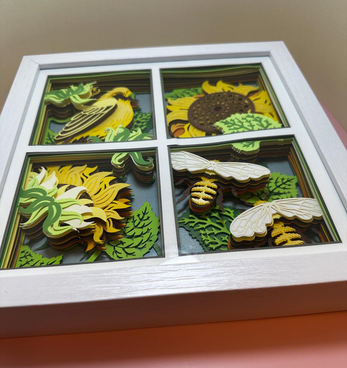Goldfinch Shadow Box - Etsy