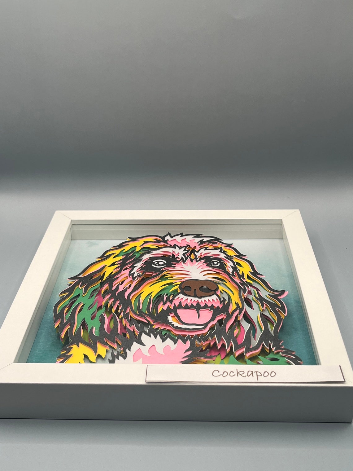 Cockapoo Shadow Box - Etsy