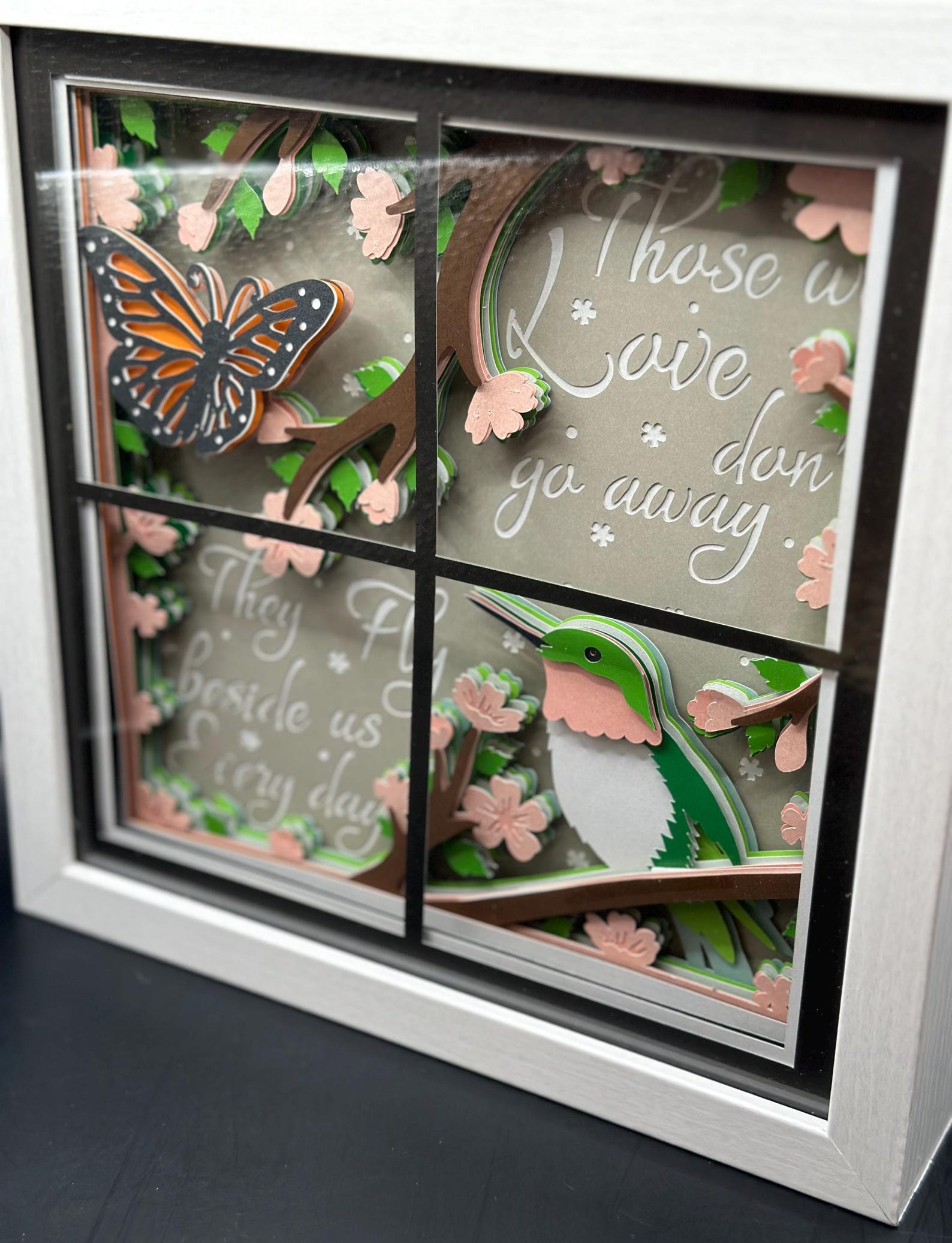 Fly Beside Us Shadow Box - Etsy