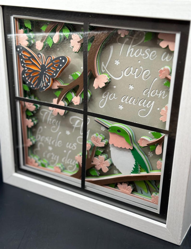 Fly Beside Us Shadow Box - Etsy