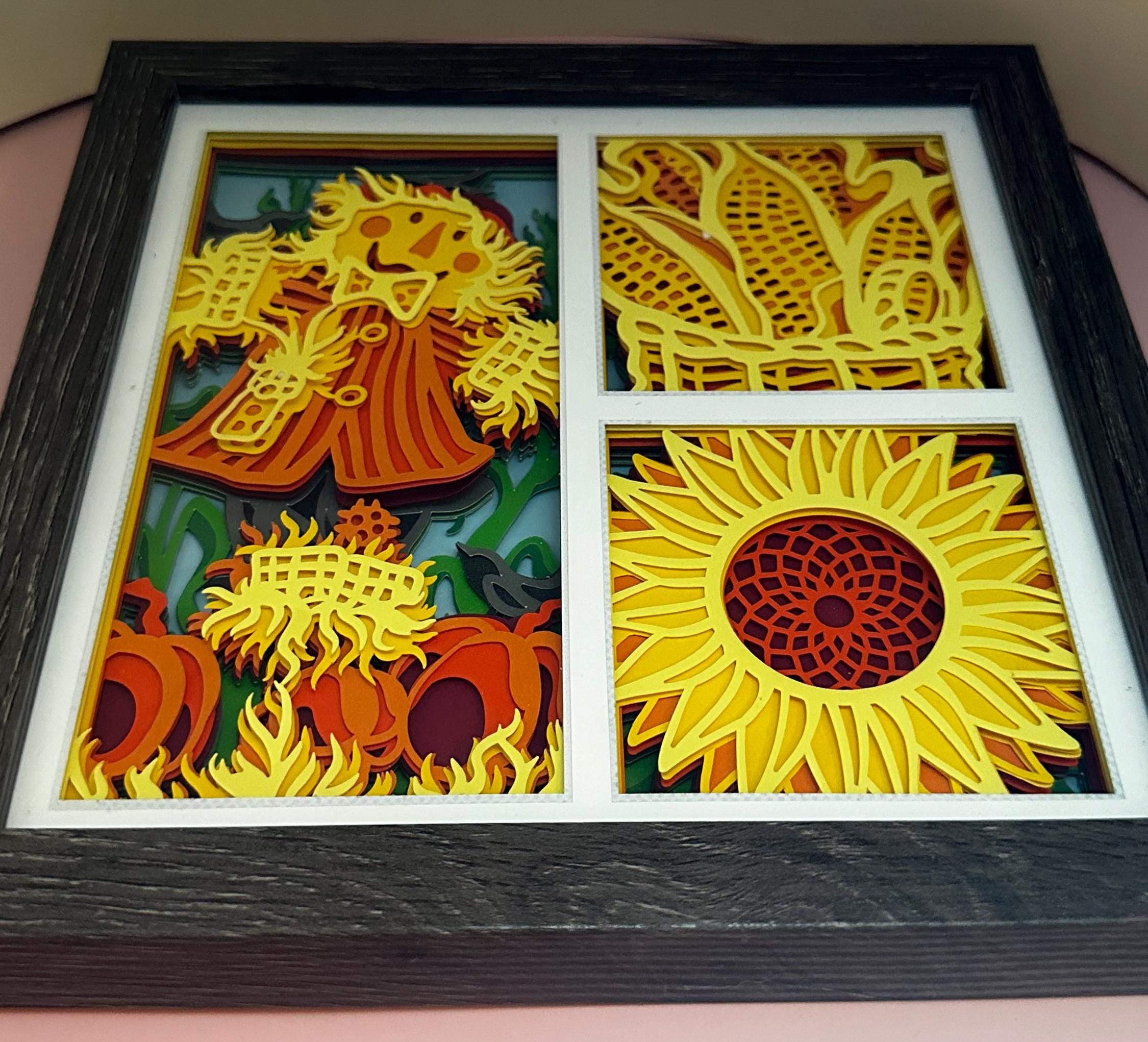 Scarecrow Shadow Box - Etsy