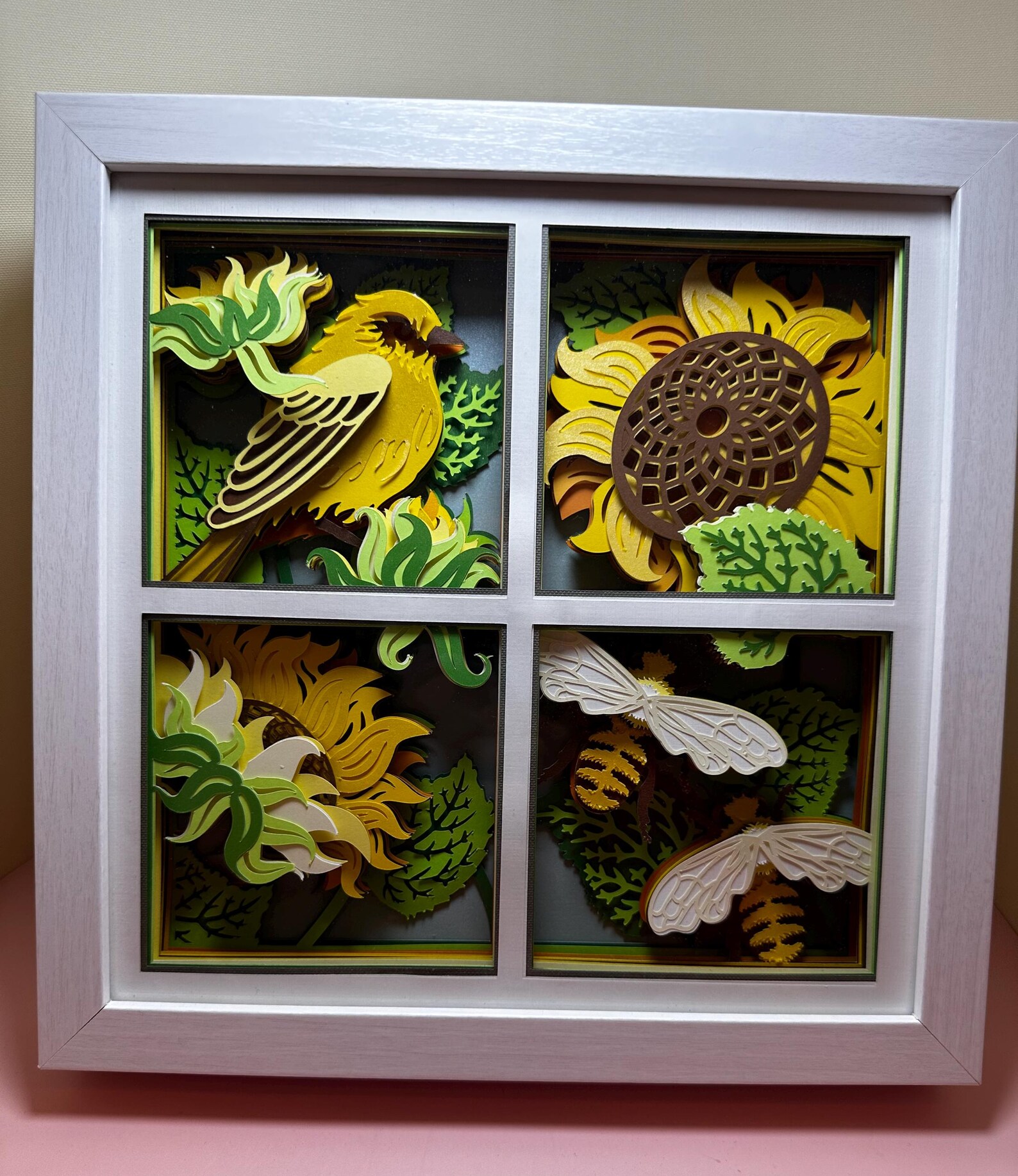 Goldfinch Shadow Box - Etsy