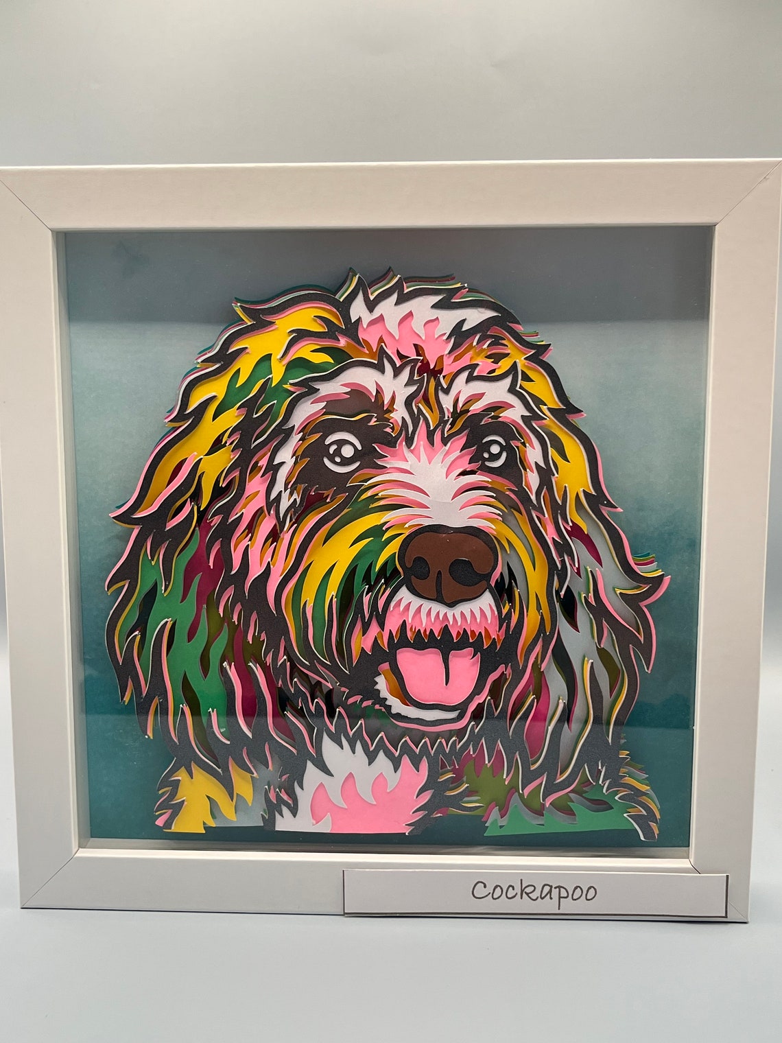 Cockapoo Shadow Box - Etsy