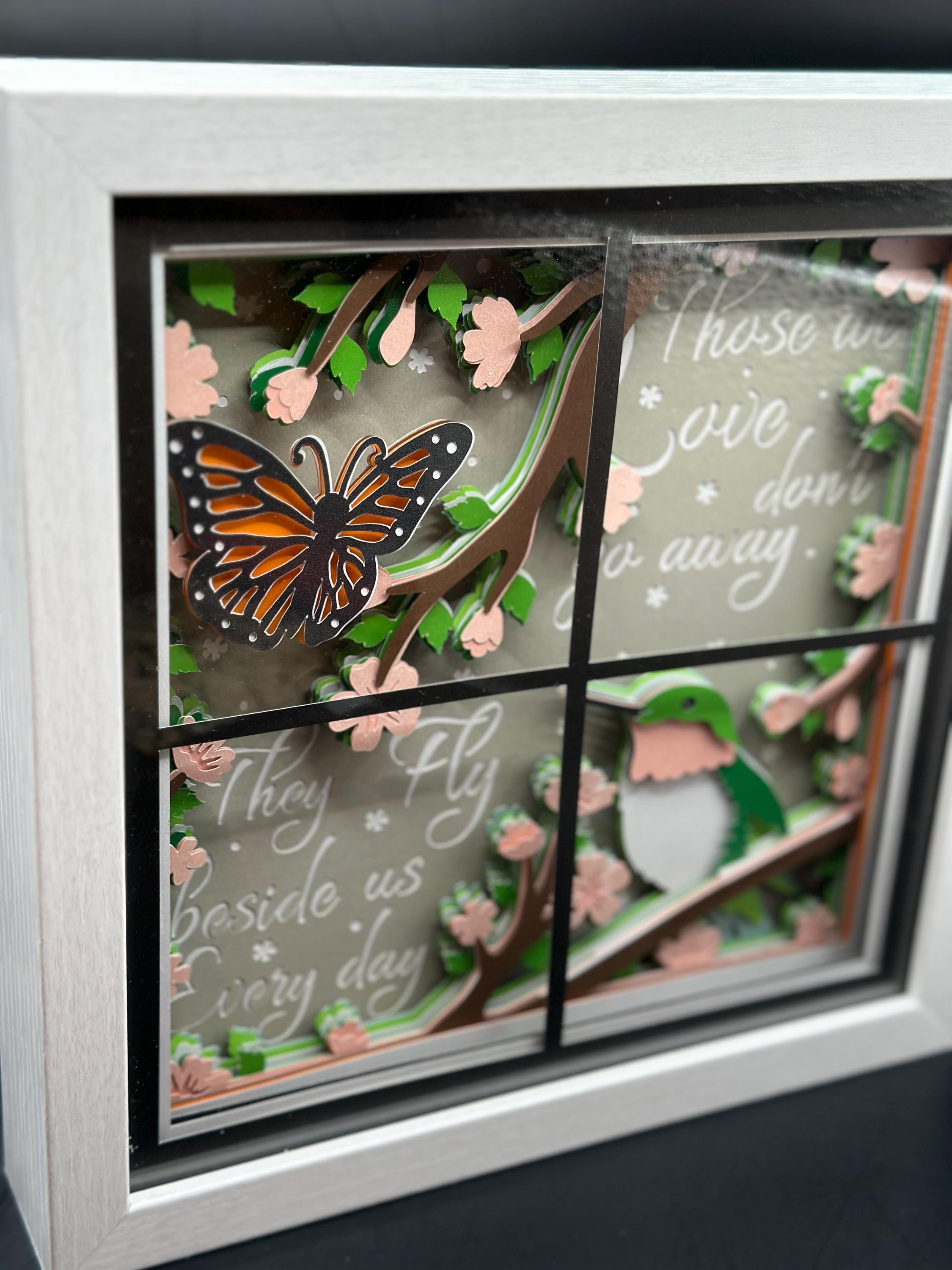 Fly Beside Us Shadow Box - Etsy