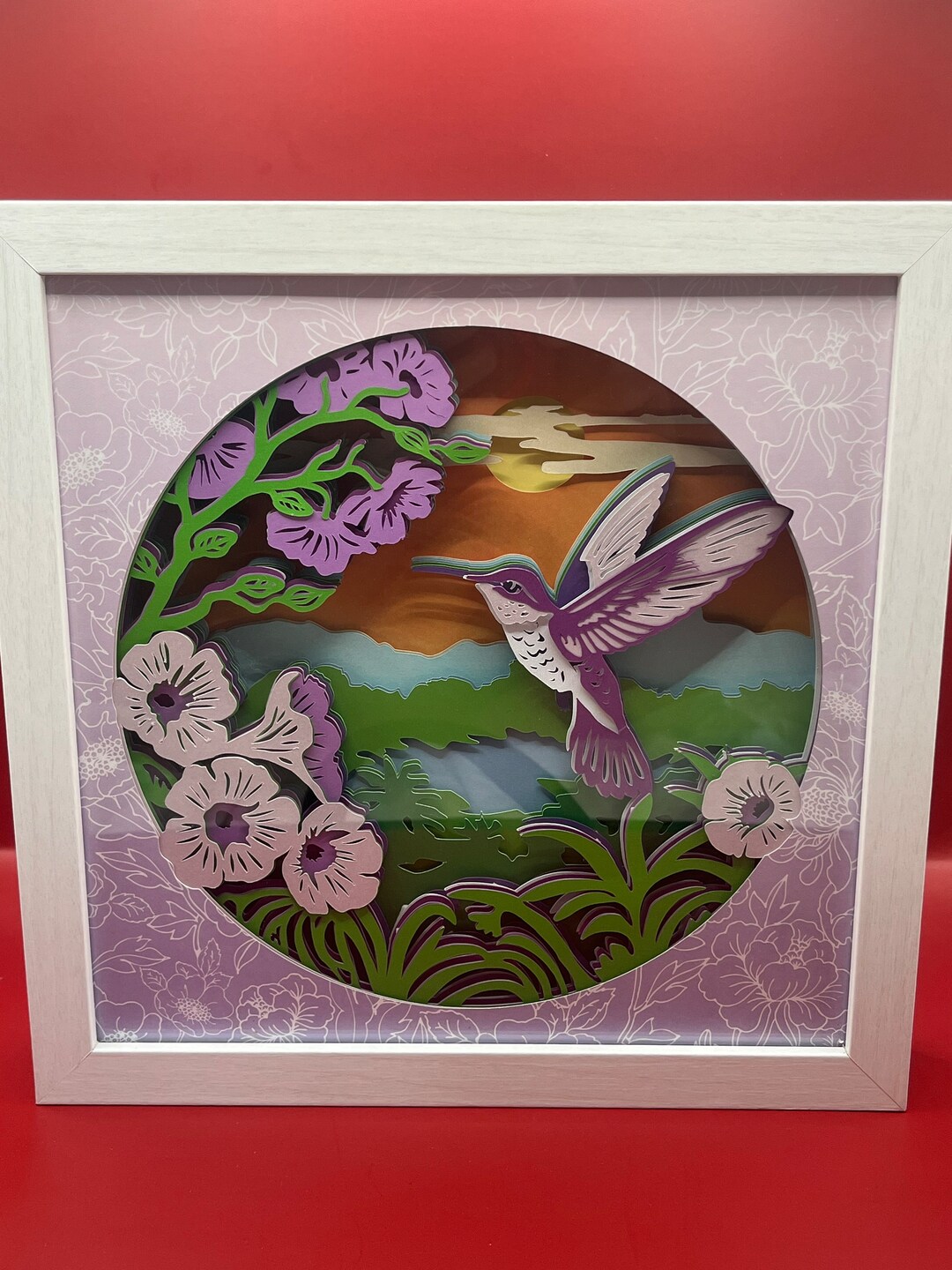 Hummingbird Shadow Box - Etsy