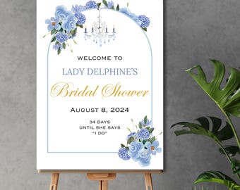 Editable Bridgerton Inspired Bridal Shower Welcome Sign Template ...