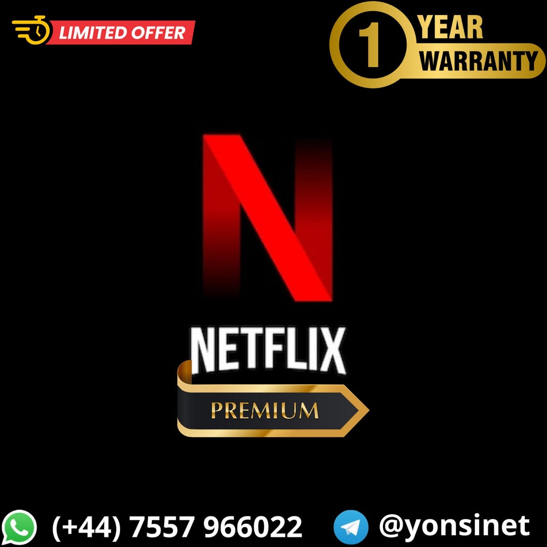 Netflix Account Netflix 4K Ultra Premium for 12 Months Offer Ends Soon ...
