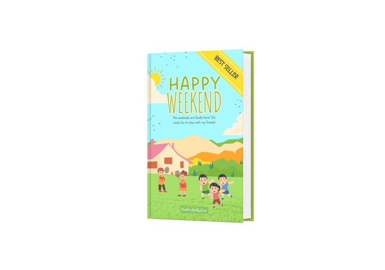 Printable Kids Book Cover - Etsy