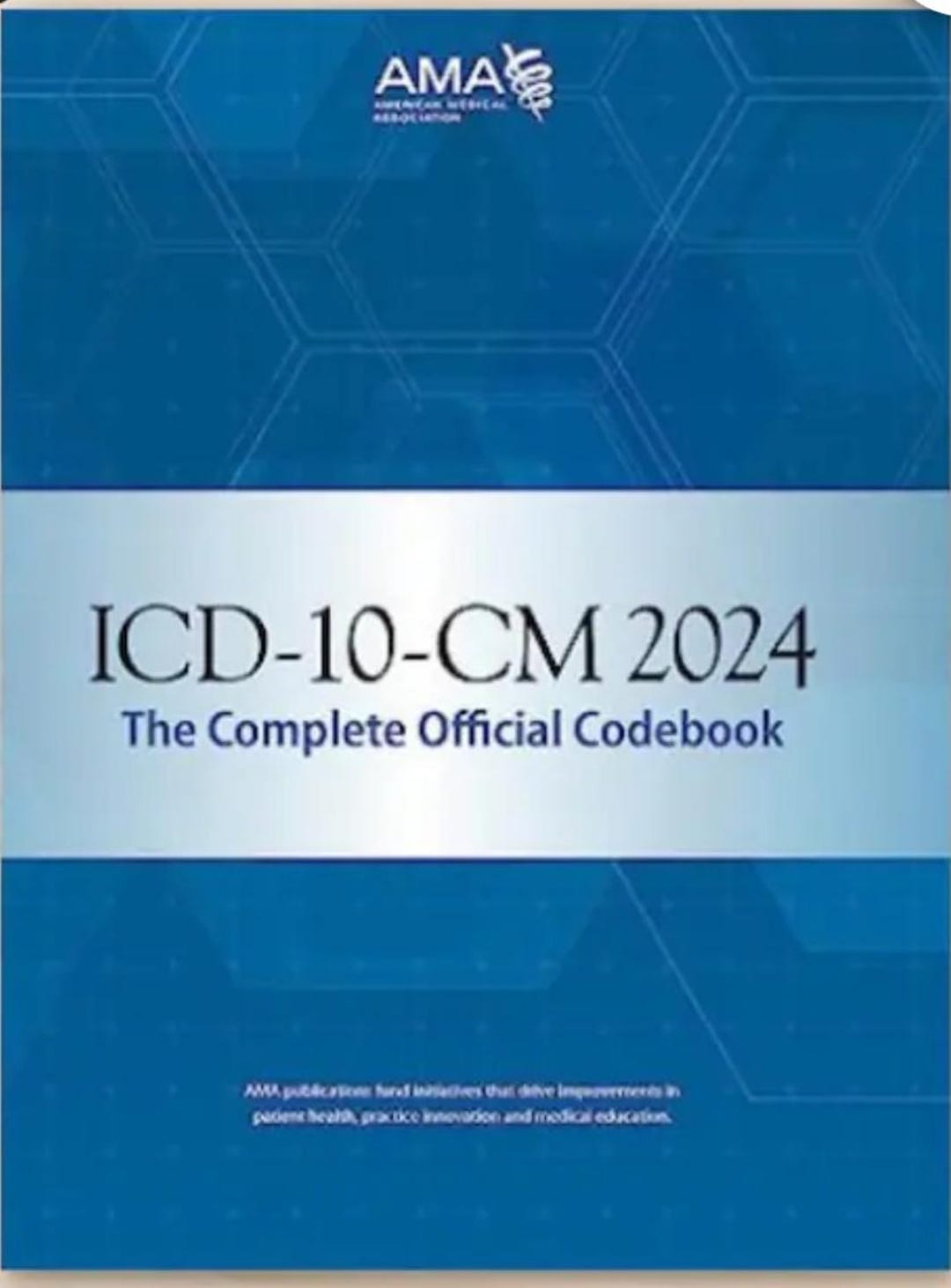 AMA - ICD-10-CM 2024 Complete Official Codebook - Digital Version - Etsy