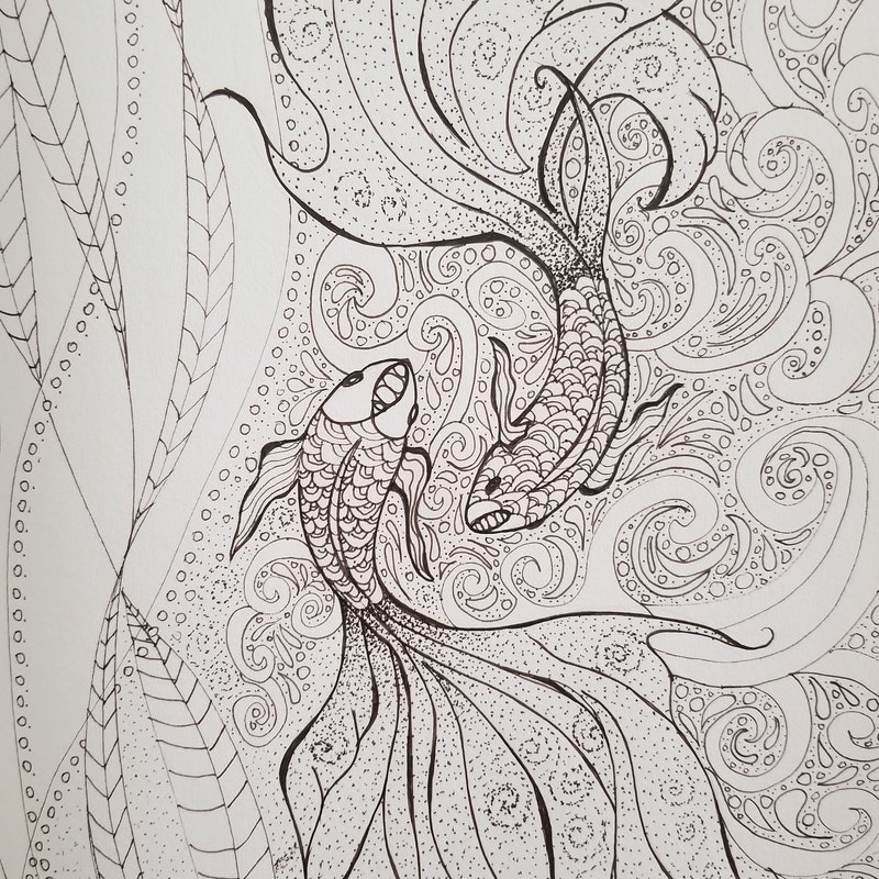 Coi Fish Wall Art - Etsy