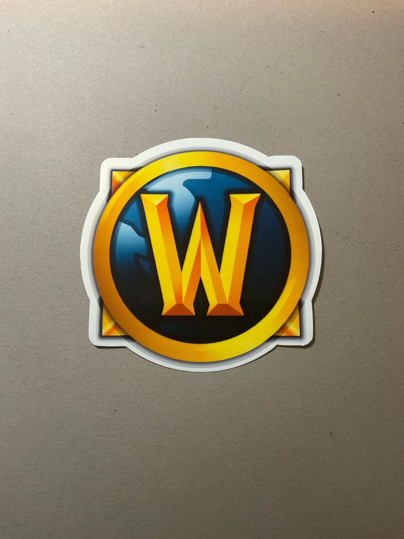 World of Warcraft Logo Sticker - Etsy