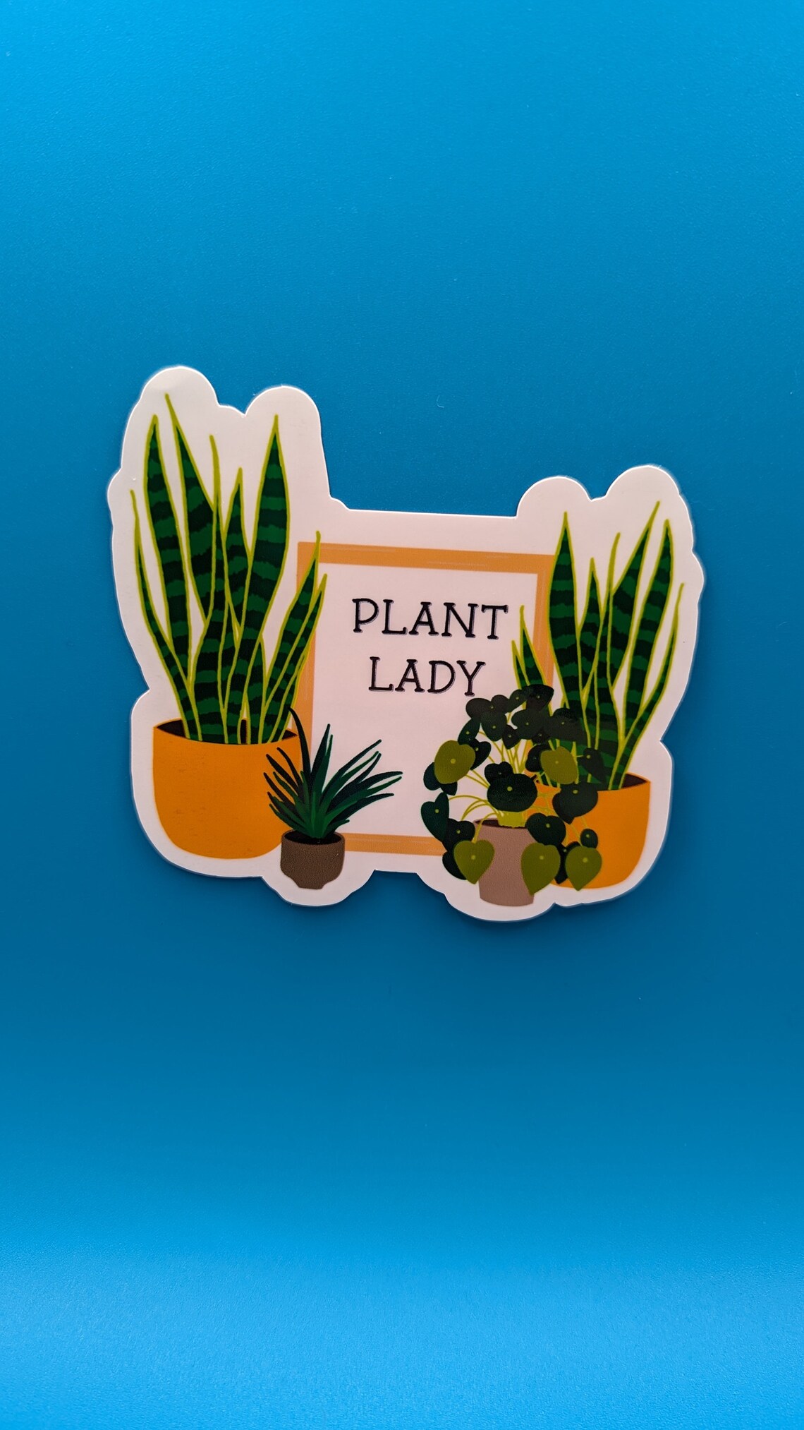 Plant Lady Gardener Sticker - Etsy