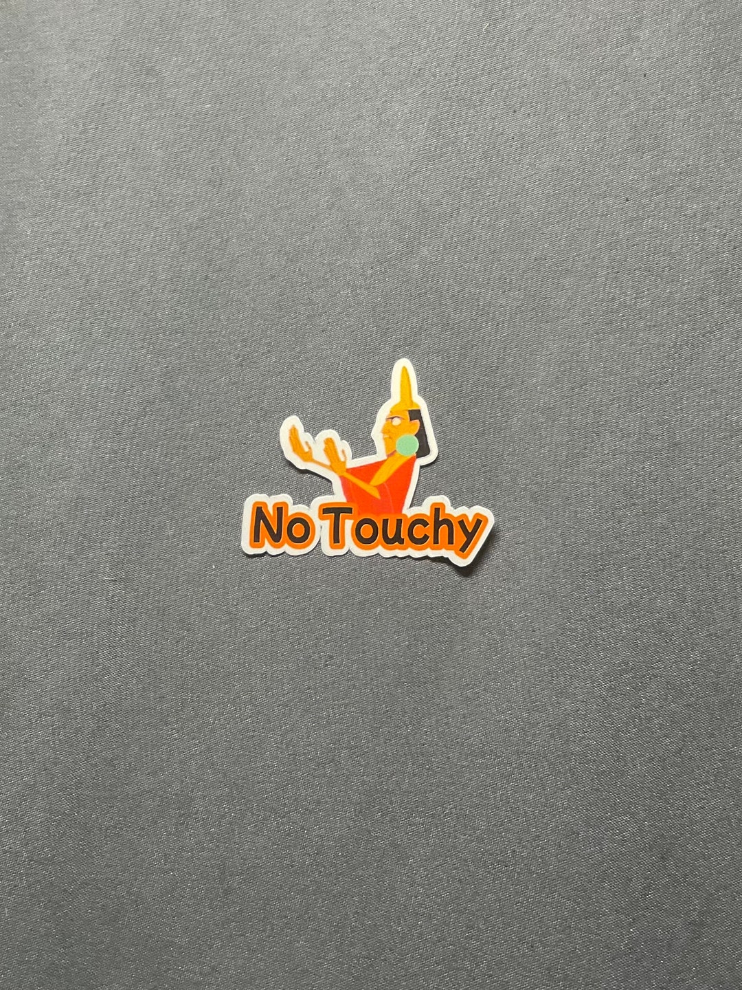 No Touchy Kuzco Sticker - Etsy