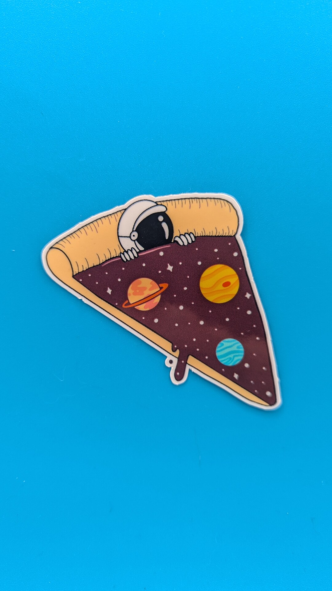 Astronaut Pizza Sticker; Outer Space; Planets - Etsy