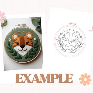 Woodland Animals Embroidery Pattern: Raccoon, Bunny, Fawn Handmade Art ...