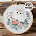 Sheep Hand Embroidery Pattern, Instant Download, Beginner Embroidery ...