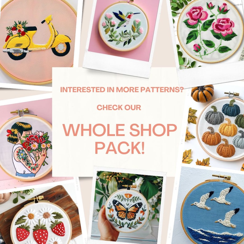 Cherries Floral Hand Embroidery Pattern, Beginners DIY (PDF Pattern) - Etsy