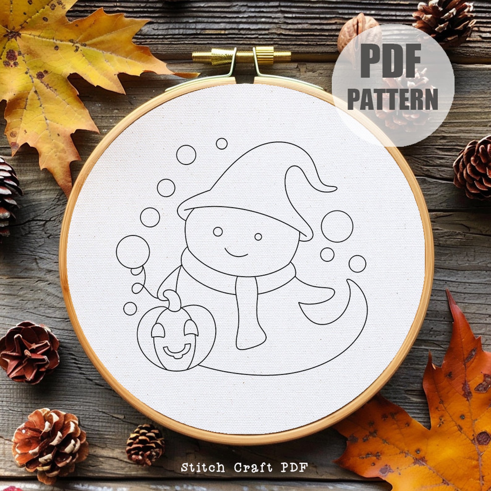 Cute Ghost Hand Embroidery Pattern, Ghost Design, Pumpkin Embroidery ...