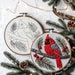 Winter Cardinal Hand Embroidery Pattern, Christmas Ornament, Winter ...