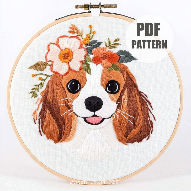 Embroidery Dog - Etsy