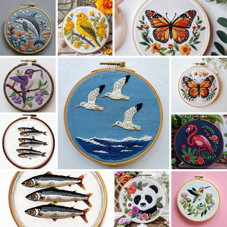 MINI COLLECTION, Animals Embroidery Patterns, All Current and Future ...