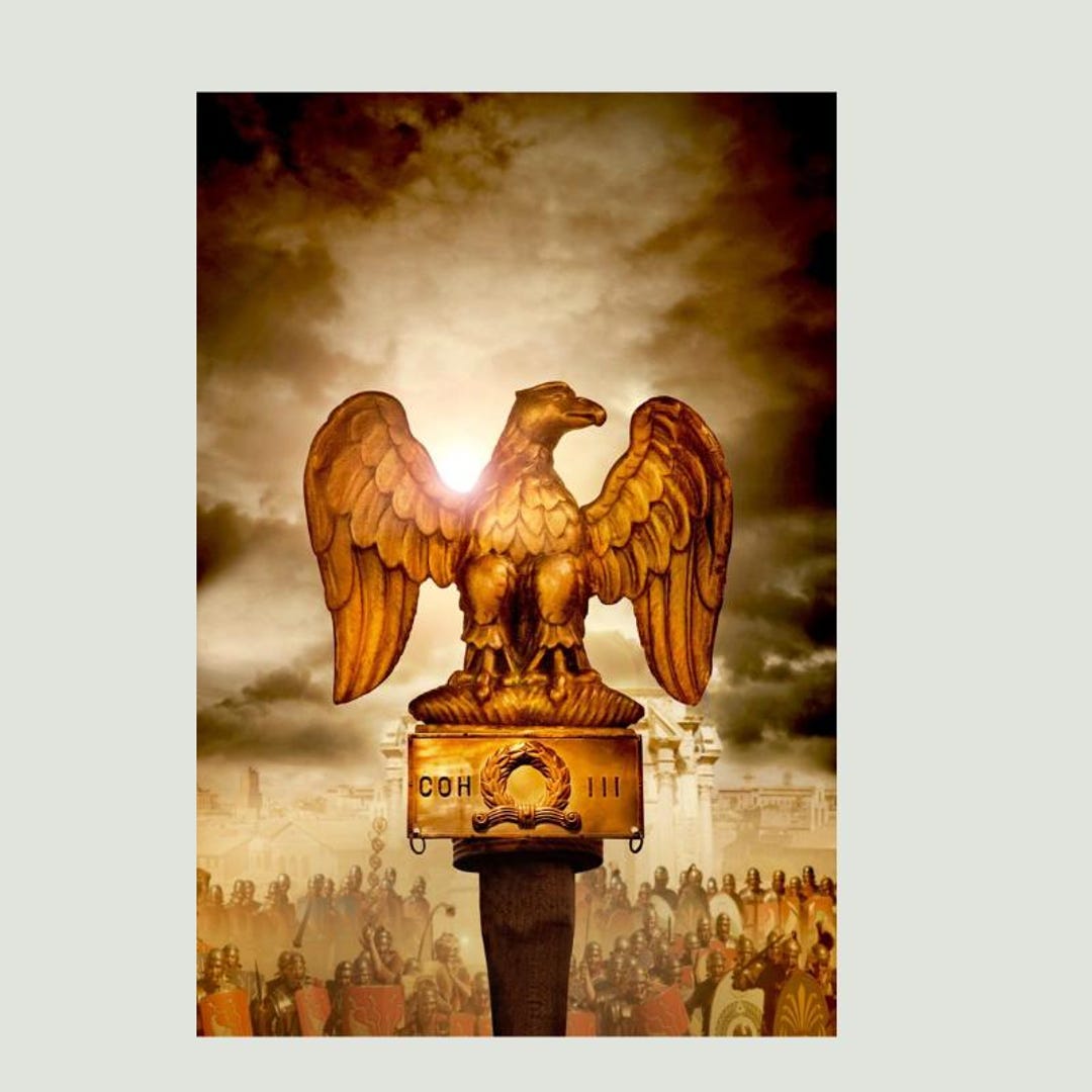 Metal Plate Eagle Legion Rome, Wall Decoration 20x30 Cm - Etsy
