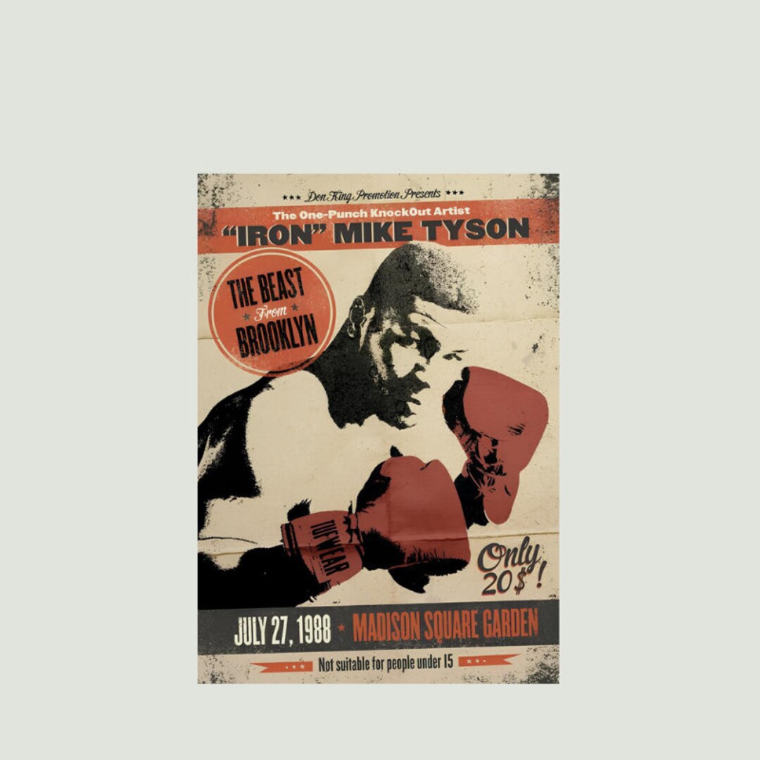 Vintage Metal Plaque Advertising Boxing, Wall Decoration 20x30 Cm - Etsy