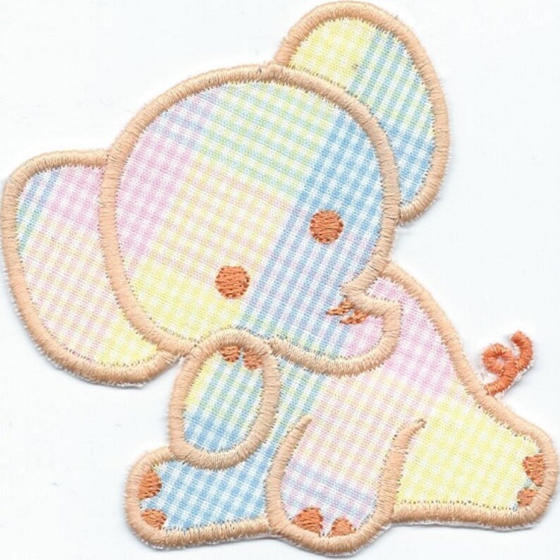 Iron-on BABY ELEPHANT Applique Patches Small Machine - Etsy