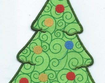 Christmas Tree Iron on Patch - Etsy