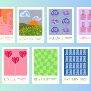Elements and Principles Posters - Etsy