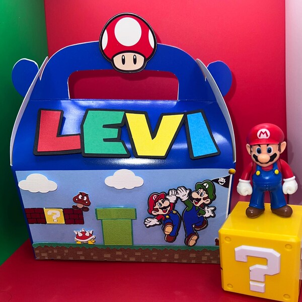 Super Mario Favour Box - Etsy