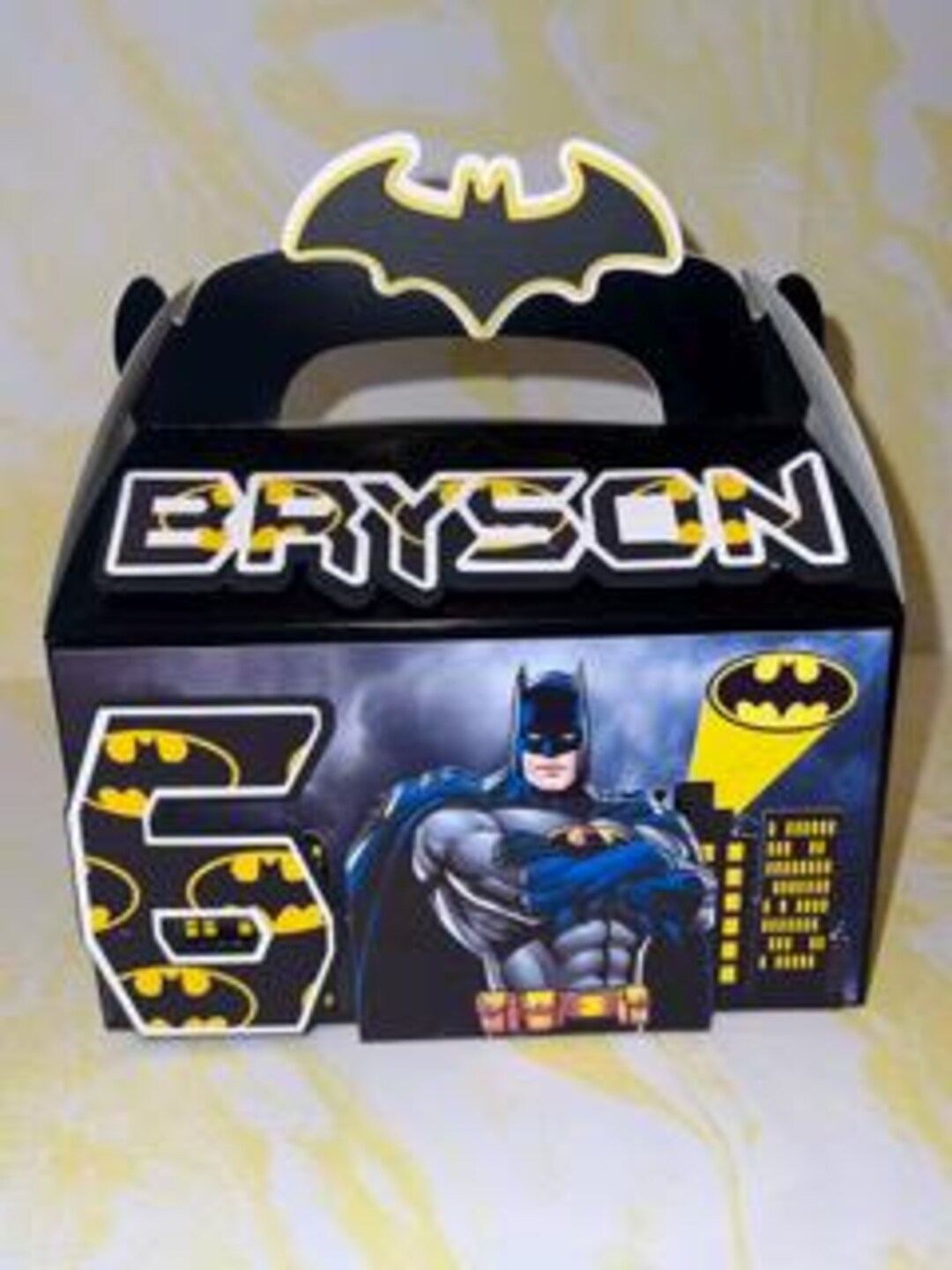 Batman Favor Box - Etsy