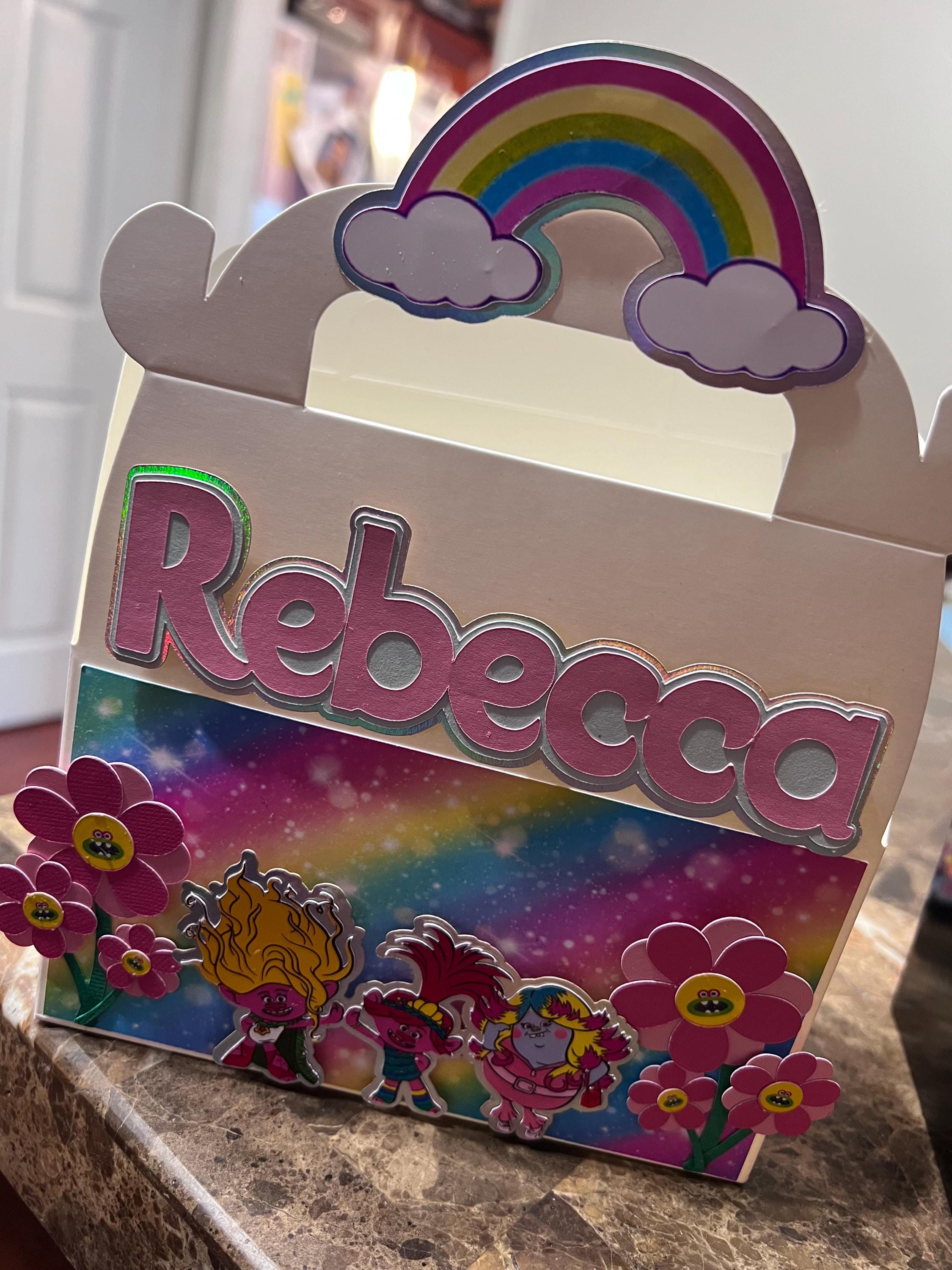 Trolls / Poppy and Friends Favor Box - Etsy