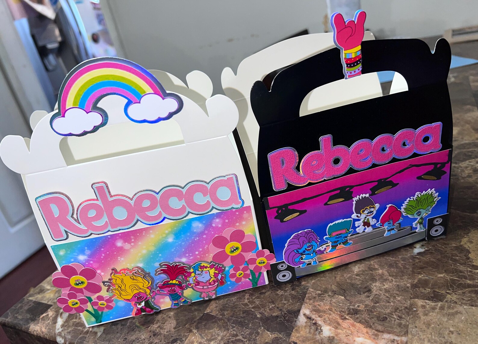 Trolls / Poppy and Friends Favor Box - Etsy