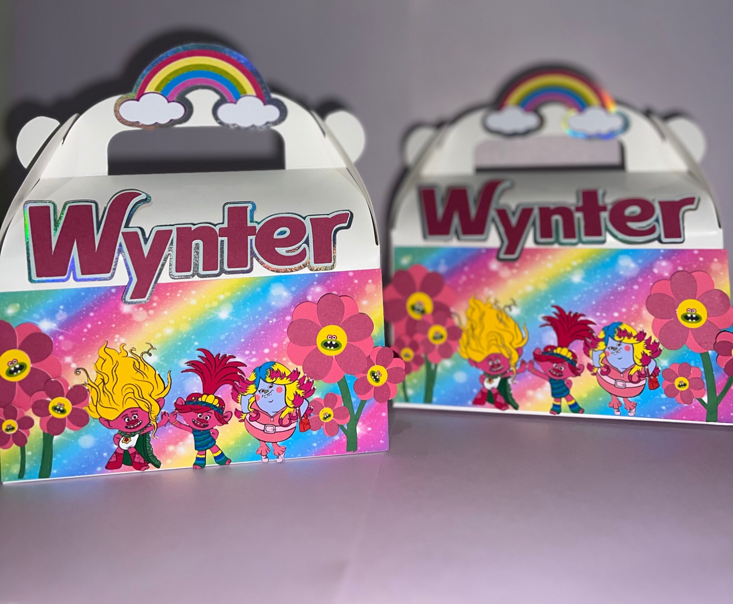 Trolls / Poppy and Friends Favor Box - Etsy