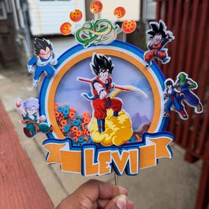 Anime Dragon Ball DBZ Shaker Cake Topper - Etsy
