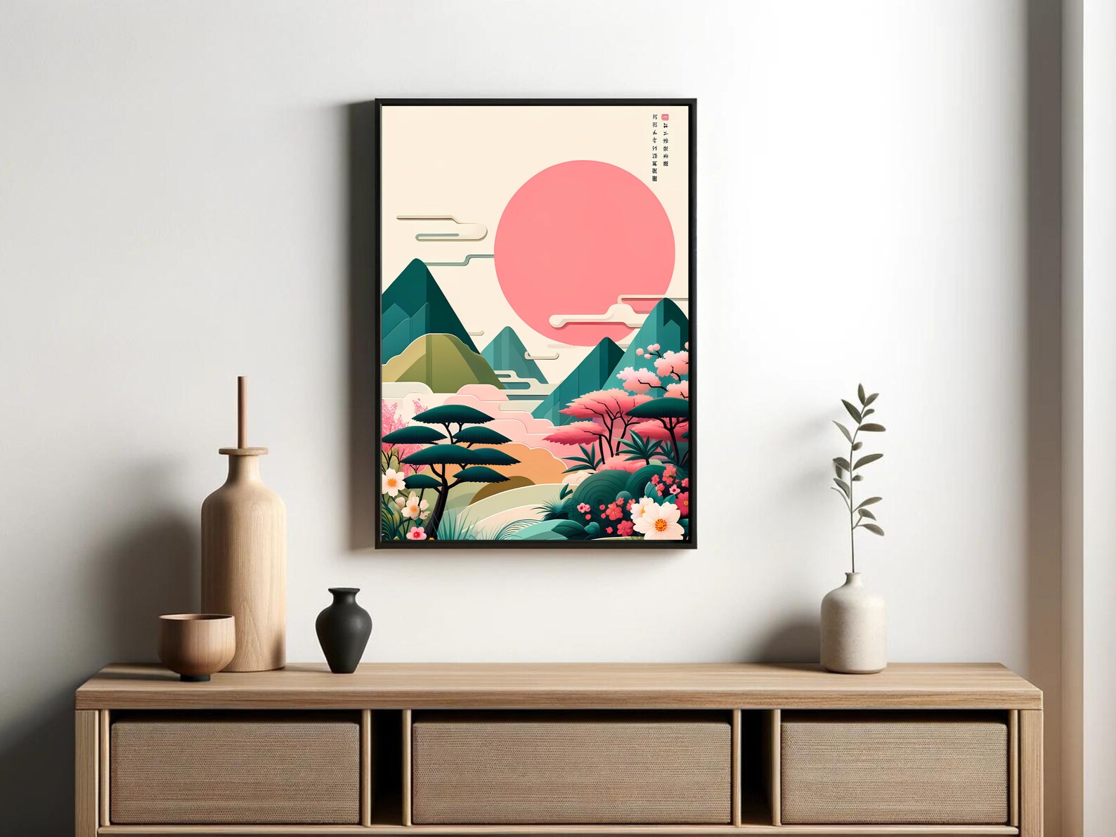 Japan Wall Art, Japanese Print, Japanese Wall Art, Modern Ukiyo-e ...