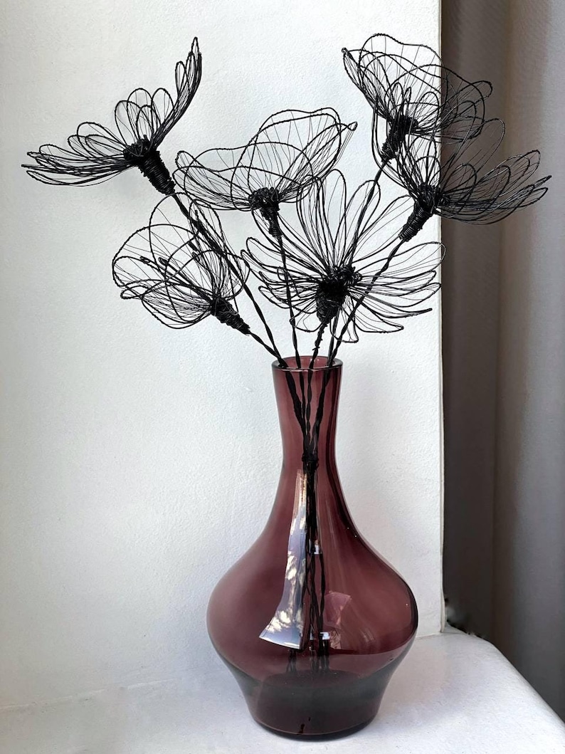 Wire Bouquet. Wire Flowers. Wire Flowers - Etsy