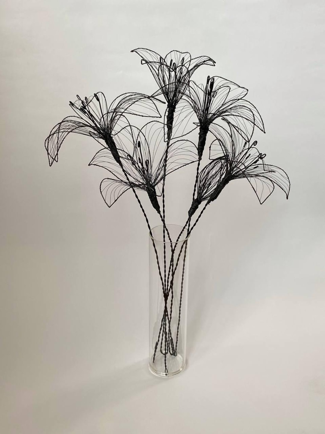 Lilies. Wire Bouquet. Wire Flowers. - Etsy