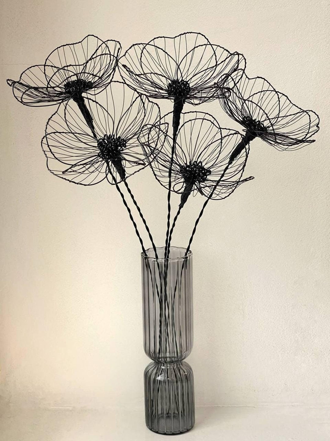 Anemone. Wire Bouquet. Wire Flowers. - Etsy