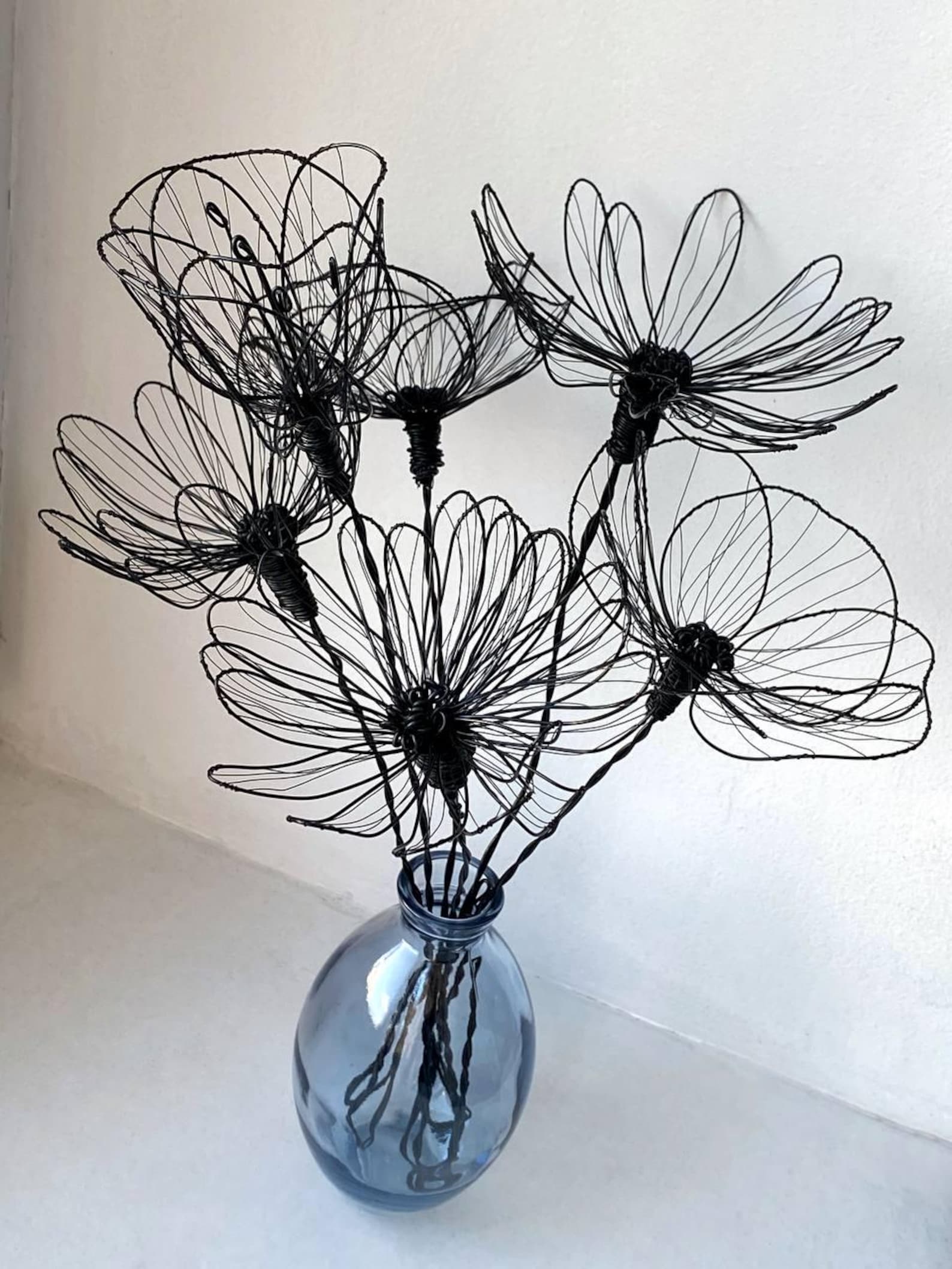 Wire Bouquet. Wire Flowers. Wire Flowers - Etsy