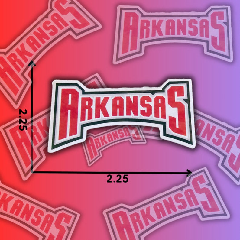 University of Arkansas Razorbacks Logo-waterproof Sticker - Etsy